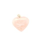 Pendentif Quartz Rose Coeur – L‘Âme‘Ethisme
